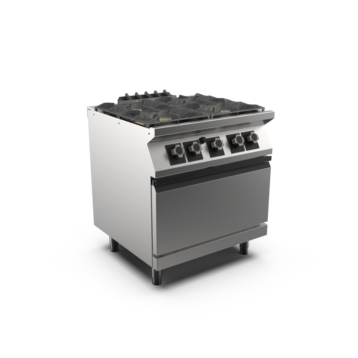 Mareno PC78GFG Gas Cooker 4 Burner & Gas Oven — Gecko Catering Equipment